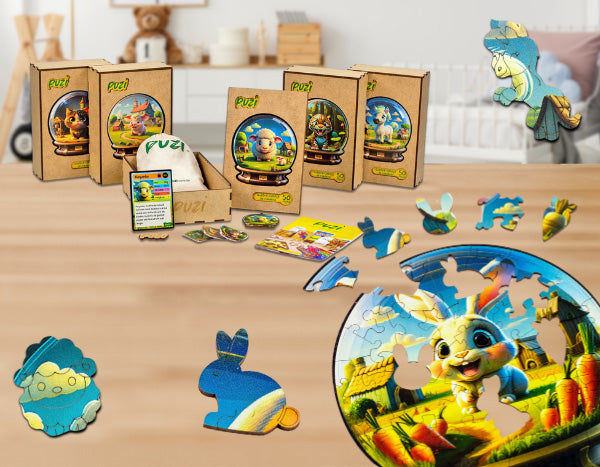 Quebra-Cabeças para Crianças - Coleção ORBE | Puzi